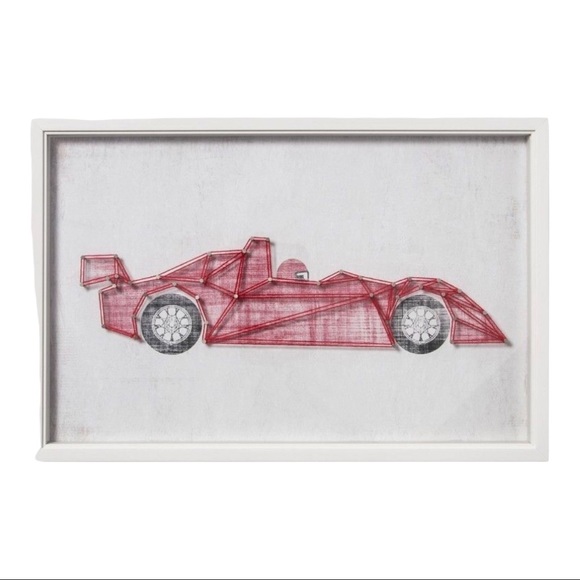 Wall Decor | Red Race Car String Art Picture Frame Artwork Art Wall ...